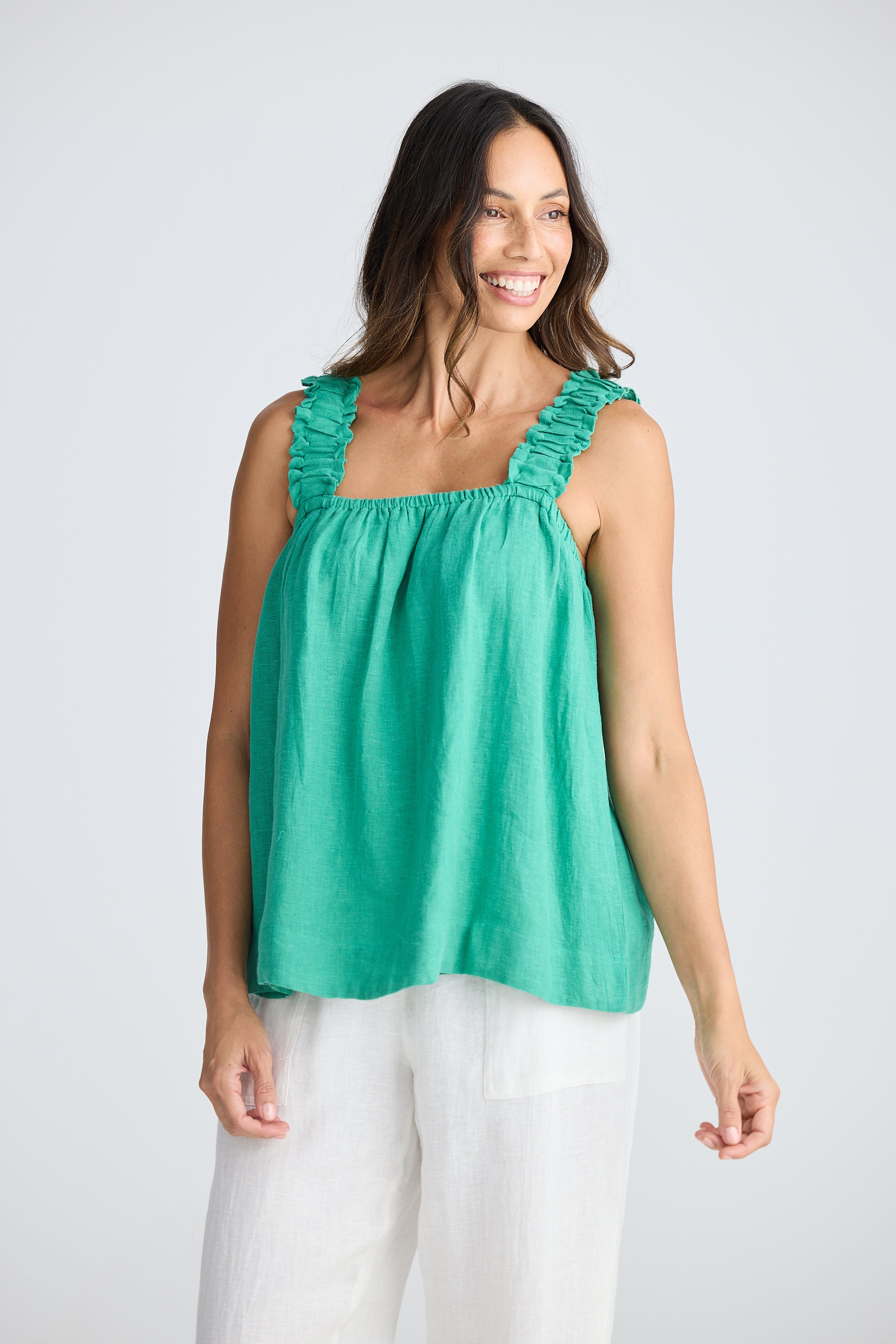 Penny Top - Jade Green – Daisy Grace Lifestyle