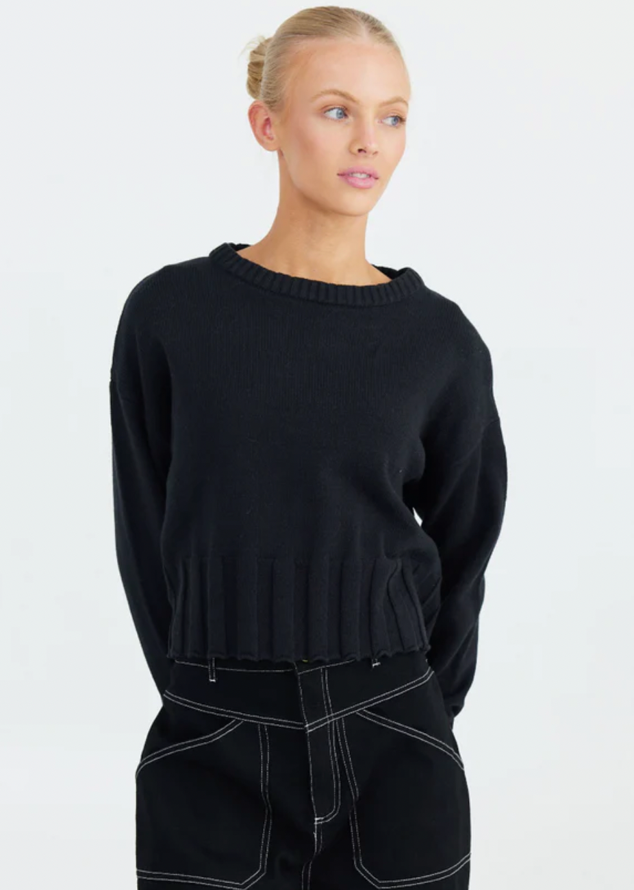 Zoe Knit - Black – Daisy Grace Lifestyle