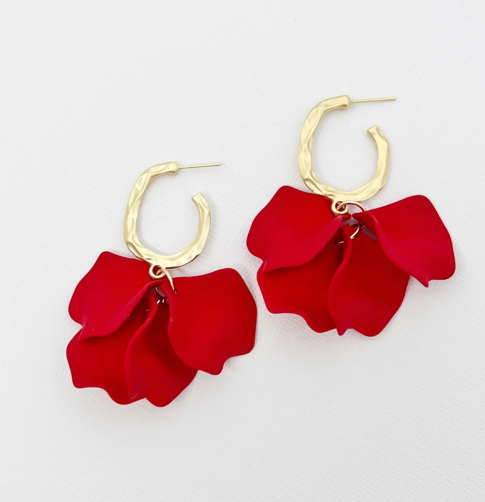 LOUISA EARRINGS | RED – Daisy Grace Lifestyle