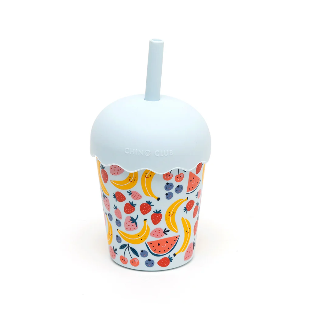 Fruits Blue Mini Smoothie Cup & Straw 200ml – Daisy Grace Lifestyle