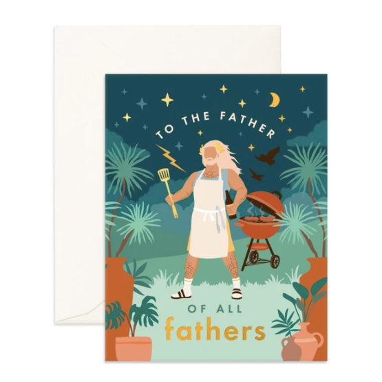 Father Of All Fathers Zeus Greeting Card – Daisy Grace Lifestyle
